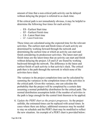 Project Duration Estimation | PDF