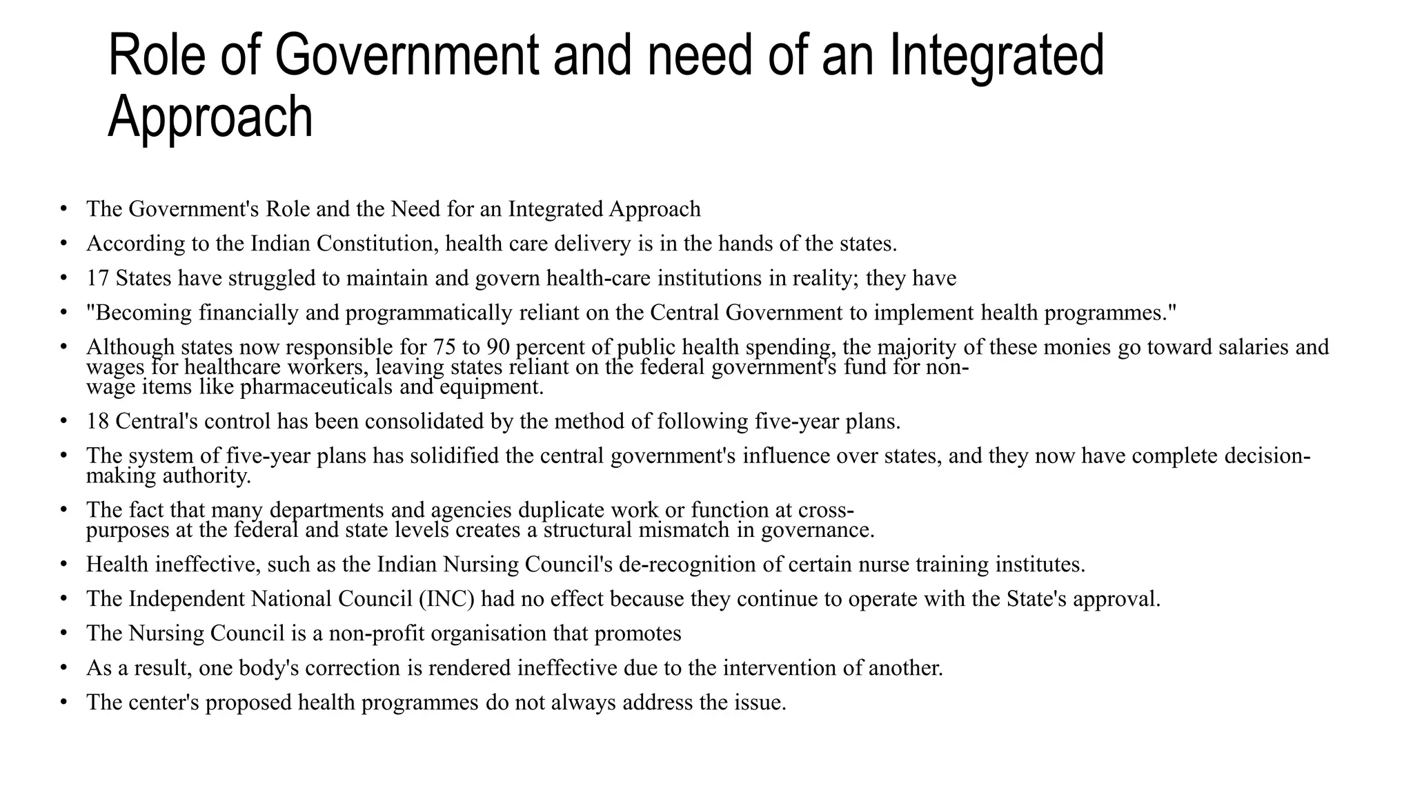 Health infrastructure in India and need for its Development | PPTX