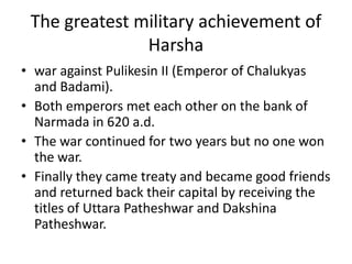 Harsha Vardhana | PPTX