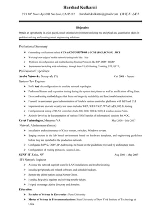 Harshad_CV | PDF