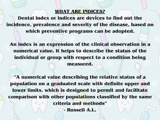 Oral hygiene index simplified pptttttpdf | PPT