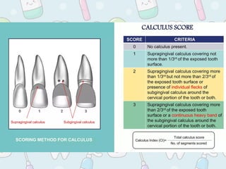 Oral hygiene index simplified pptttttpdf | PPT
