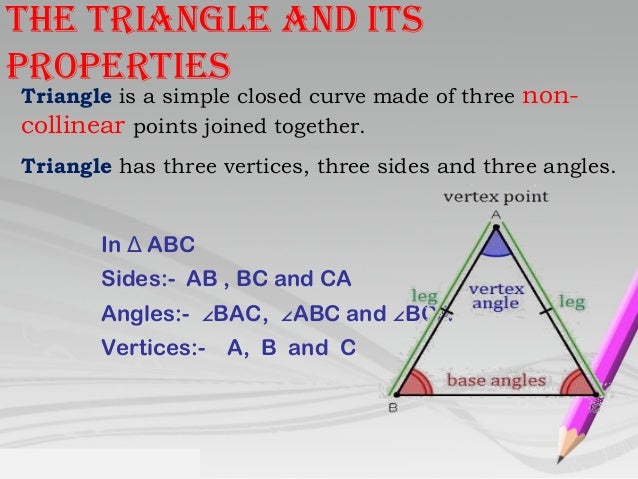 triangle and its properties