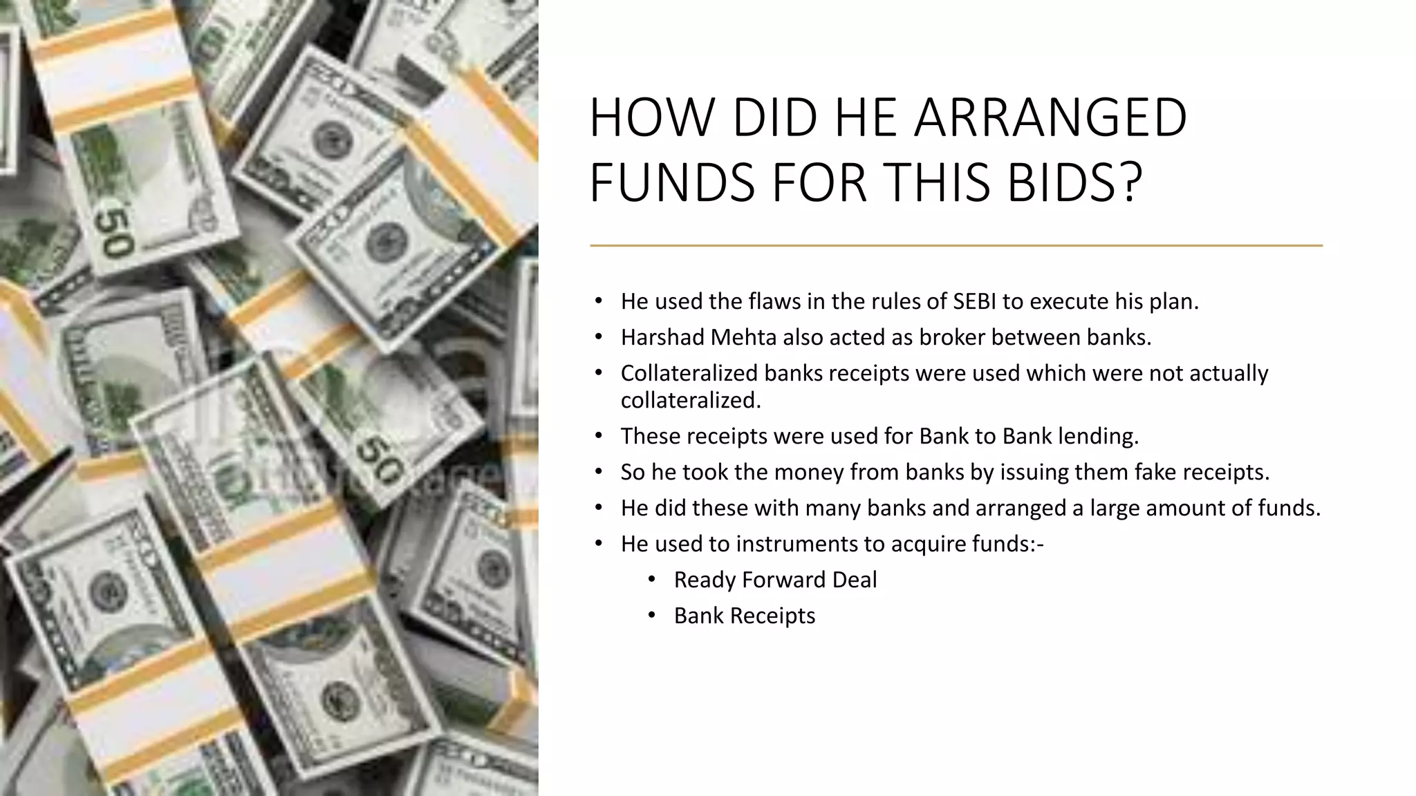 Harshad mehta Security's Scam | PPTX