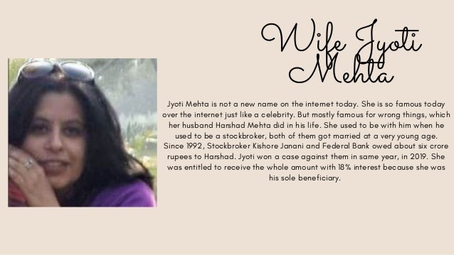 Harshad Mehta Family.pdf | Business | Business and Finance