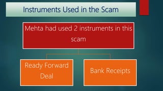 Harshad Mehta Scam | PPTX
