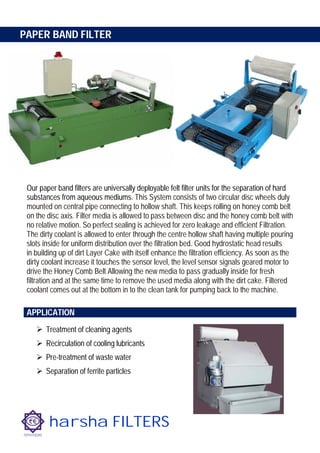 Harsha filters catalog | PDF