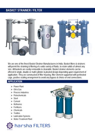 Harsha filters catalog | PDF