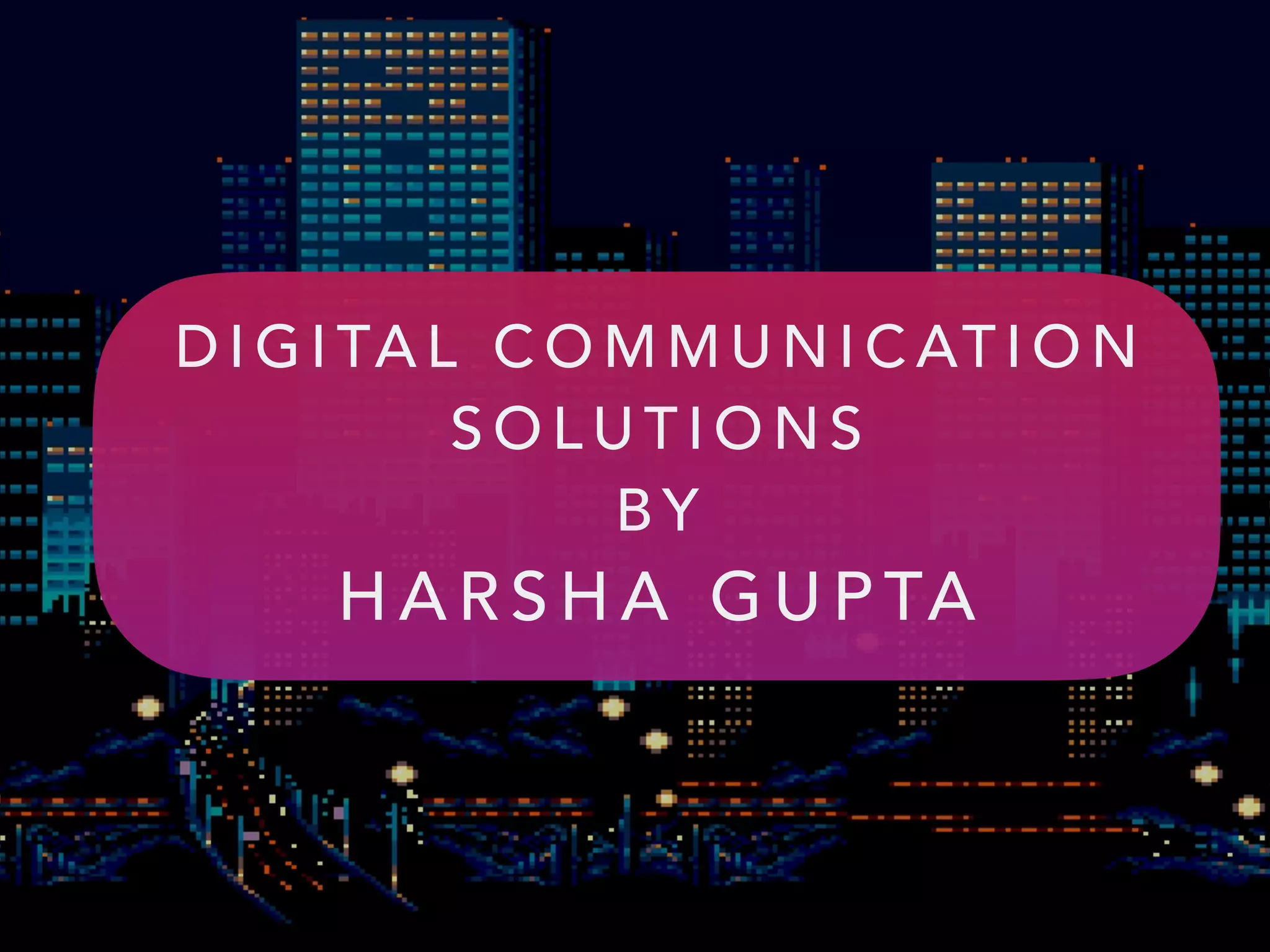 Harsha gupta work sample | PPT