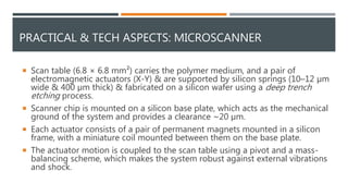 Millepede- MEMS based memory device from IBM | PPT