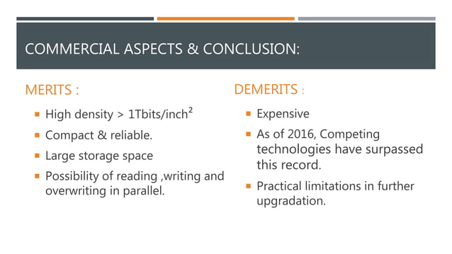 Millepede- MEMS based memory device from IBM | PPTX