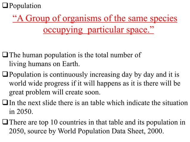 Human Population And Environment by Harshal bhatt | PPTX | Science