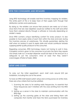 Retail Experience - RFID in Retail | PDF