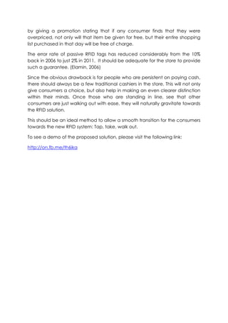 Retail Experience - RFID in Retail | PDF