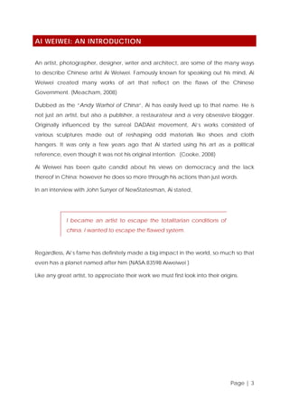 Ai WeiWei | PDF