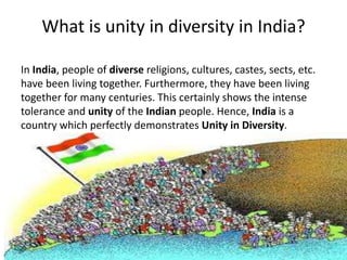 Unity in Diversity | PPTX