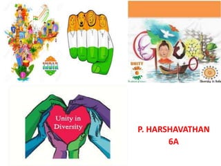Unity In Diversity Poster For Kids