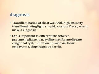 pneumothorax BY DR.P.MADHU HARSHA | PPTX