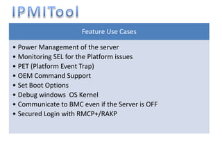 Harsha s ipmi_tool_osi | PPTX