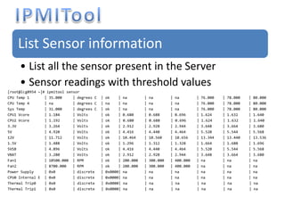 Harsha s ipmi_tool_osi | PPTX