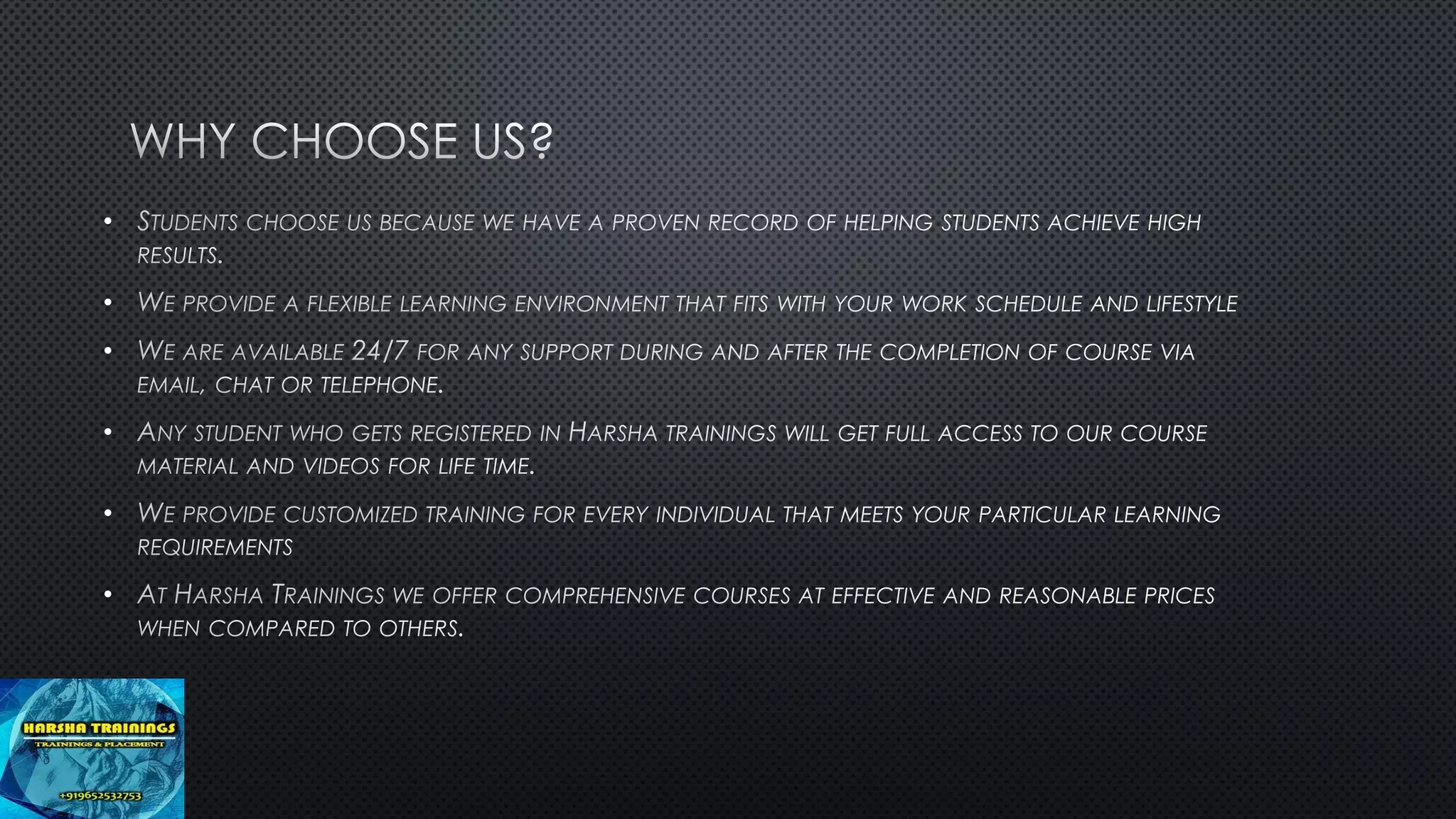 Harsha trainings.pptx | PPT