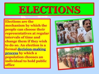 Harsh civics ppt election system | PPTX