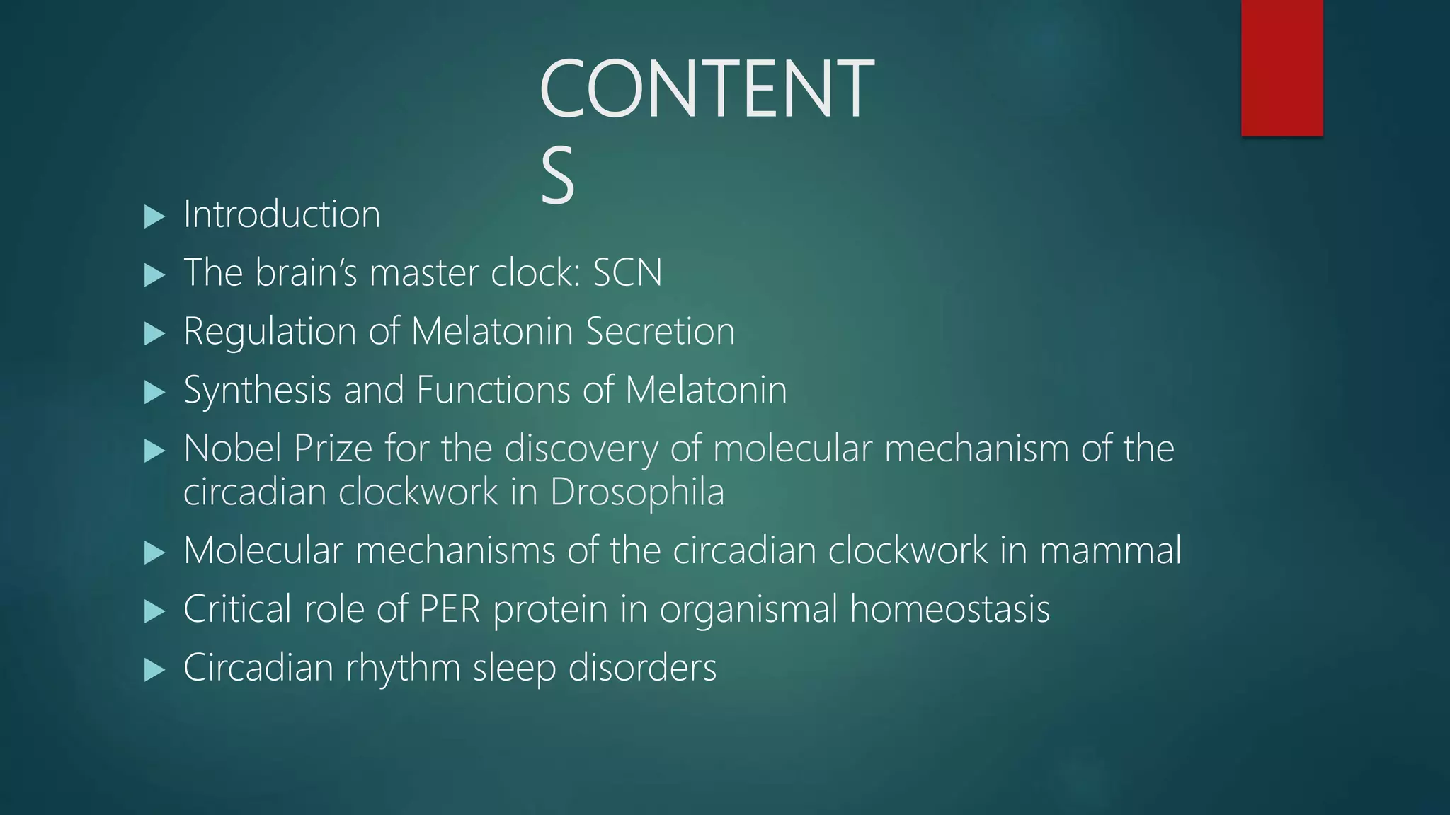 CIRCADIAN RHYTHMS | PPTX