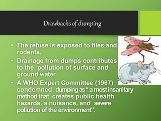 Disposal of wastes | PPTX