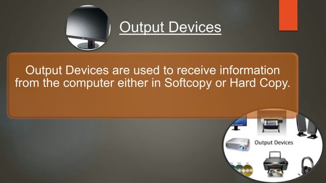 PPT on INPUT & OUTPUT DEVICES | PPTX