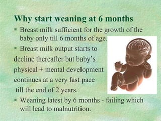 Weaning Food For Infants | PPT