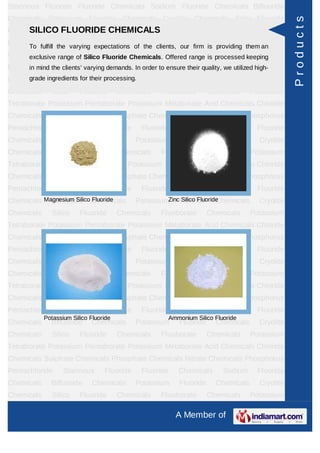 Harshil Fluoride, Vapi, Stannous Fluoride | PDF | Chemistry | Science