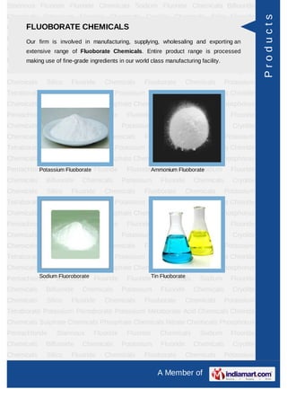 Harshil Fluoride, Vapi, Stannous Fluoride | PDF | Chemistry | Science