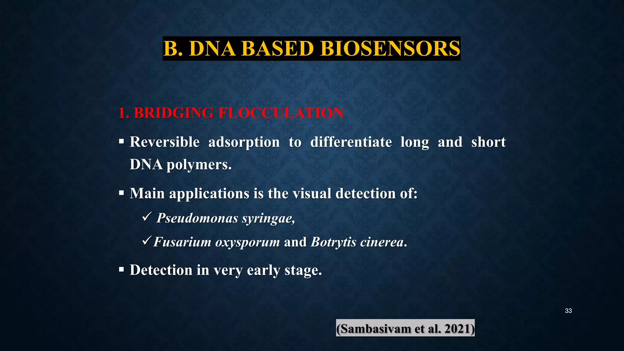 Biosensors in plant pathogen detection | PDF