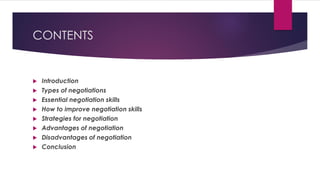 NEGOTIATION SKILLS PDF M.COM SOFT SKILLS | PDF