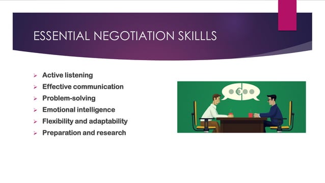 NEGOTIATION SKILLS PDF M.COM SOFT SKILLS | PDF