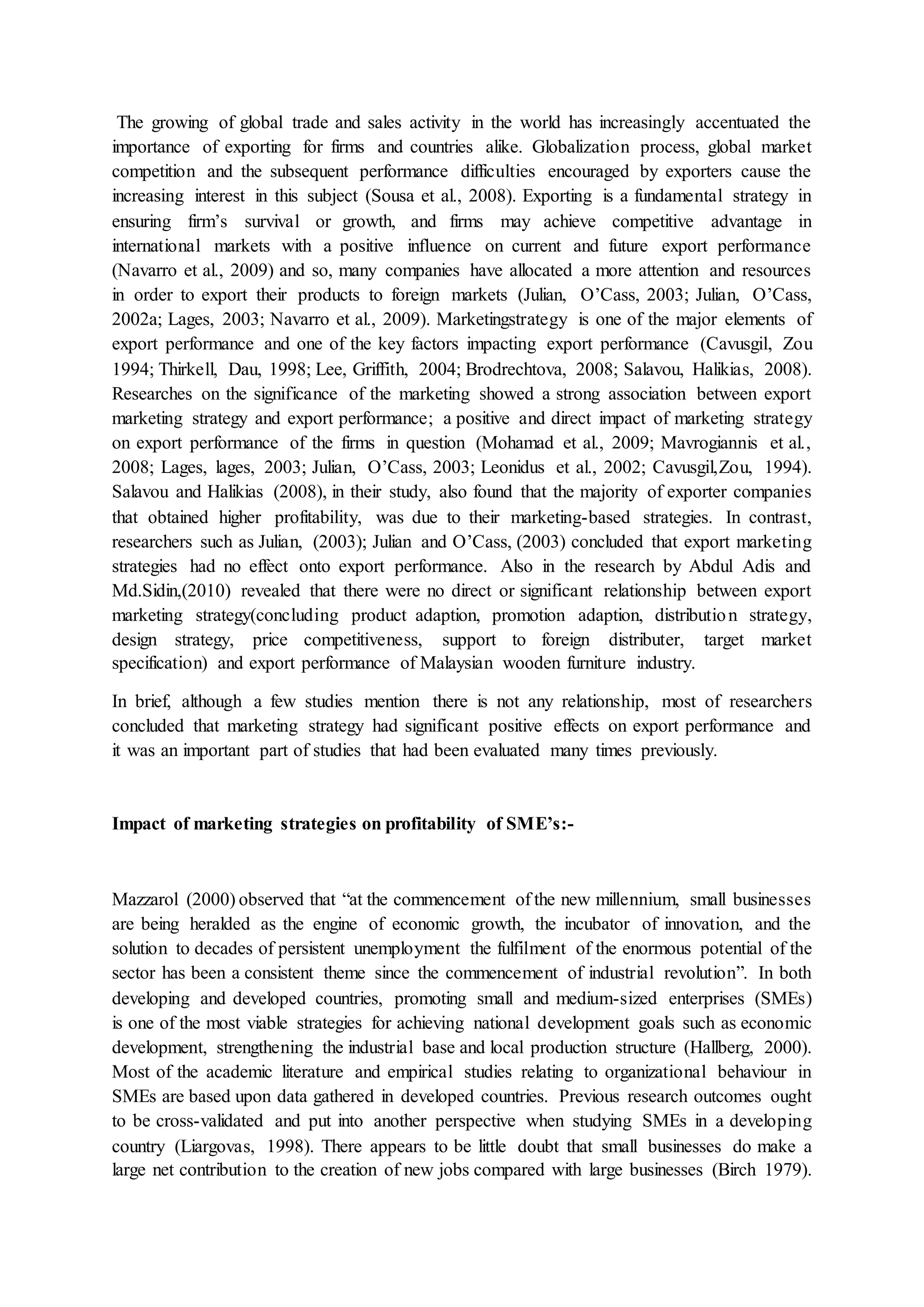 Internship project of marketing strategies analysis | DOCX