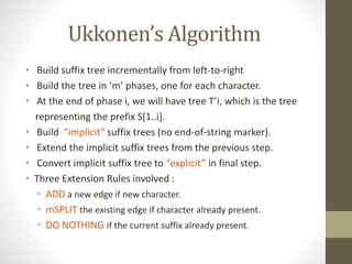 Suffix Tree and Suffix Array | PPTX