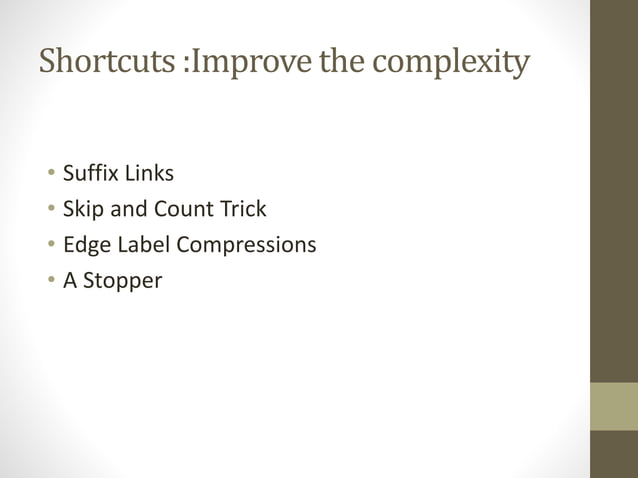 Suffix Tree and Suffix Array | PPTX