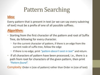Suffix Tree and Suffix Array | PPTX