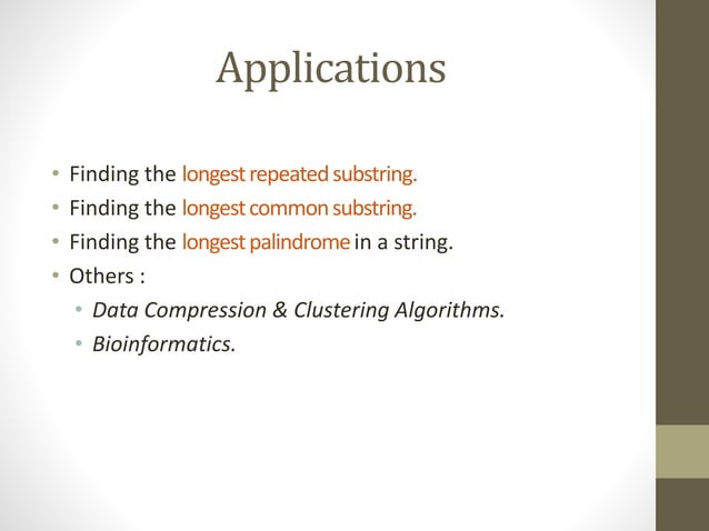 Suffix Tree and Suffix Array | PPTX
