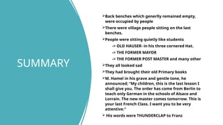 The last lesson by the author alphonse daudet | PPTX