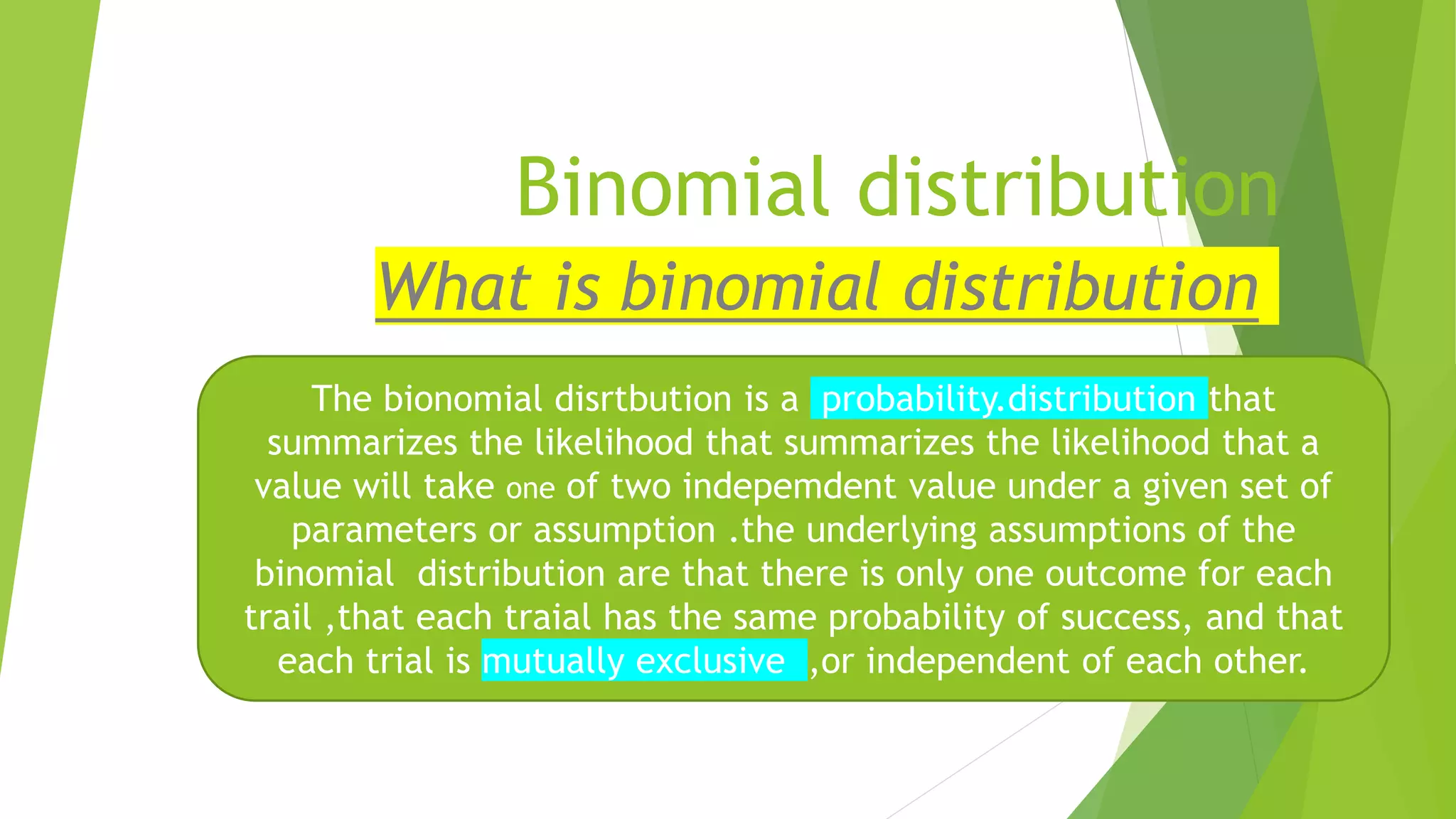 Binomial and Poisson Distribution | PPTX