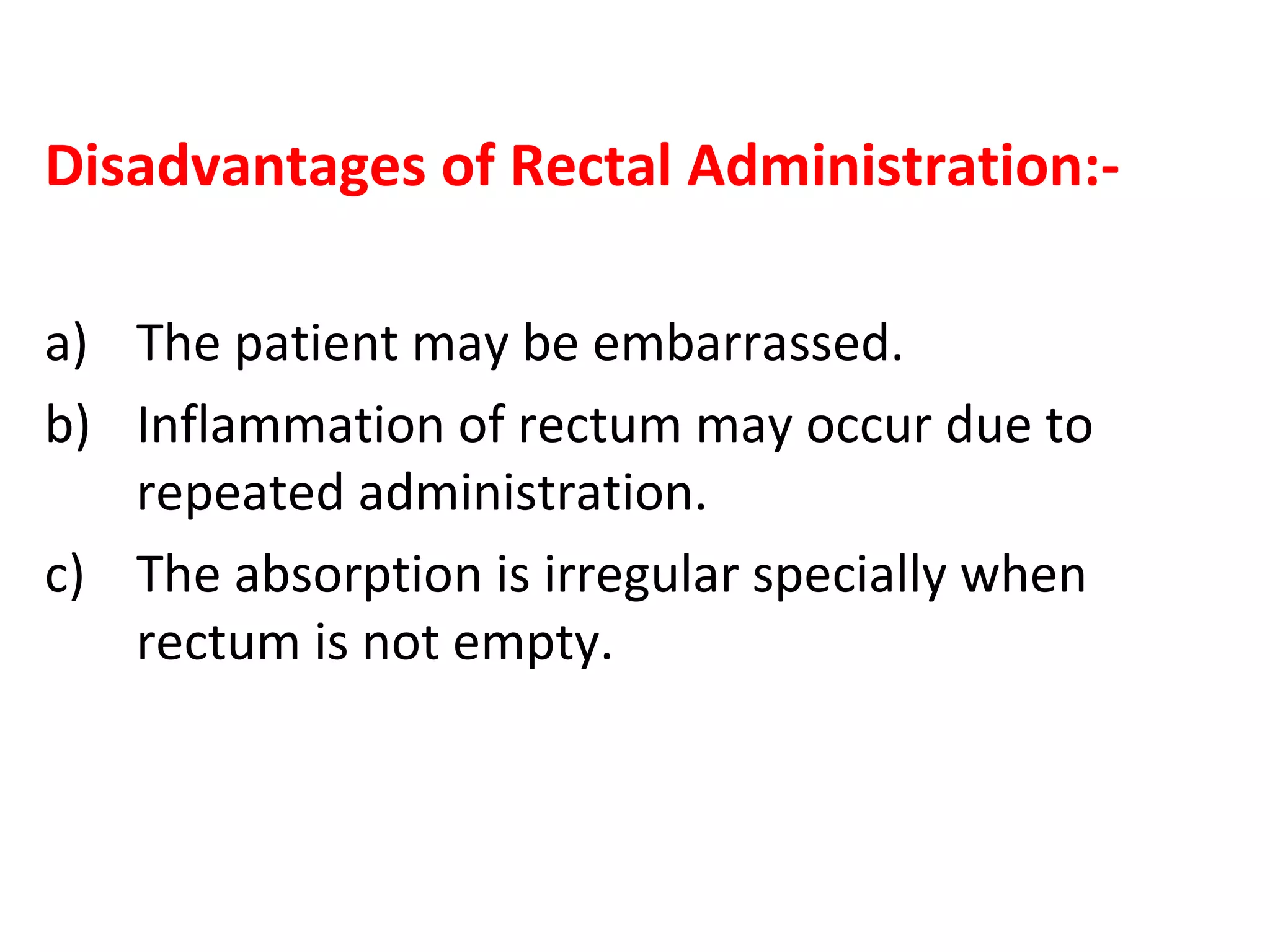Routes of Drug administration - Pharmacology | PPT