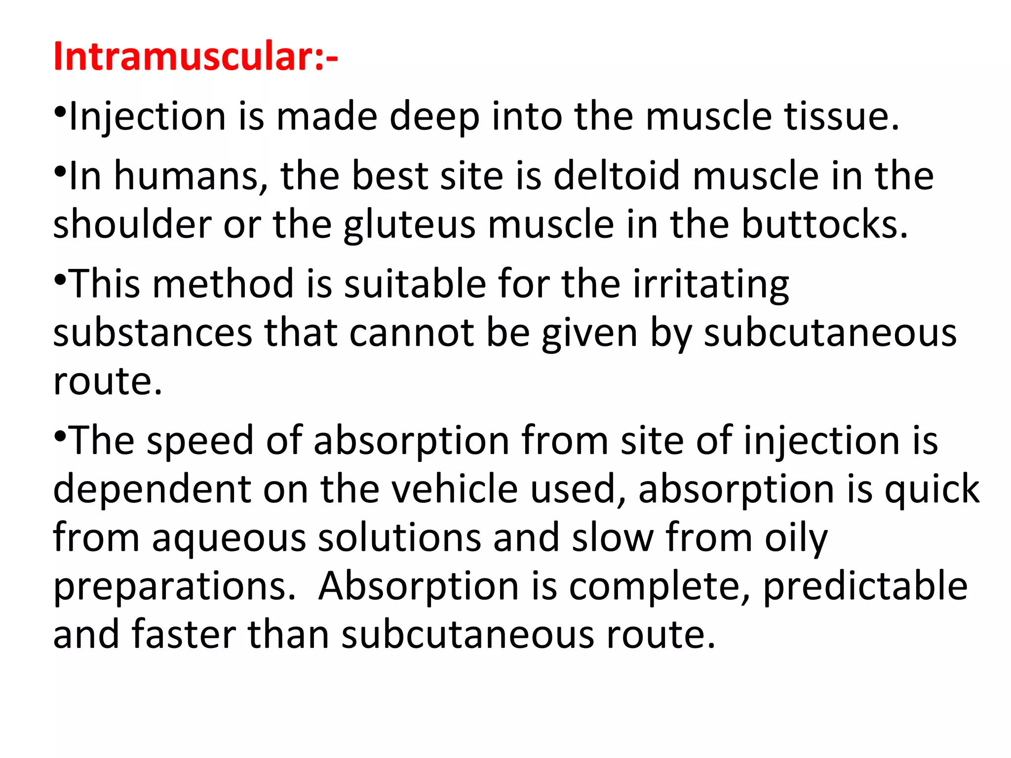 Routes of Drug administration - Pharmacology | PPT