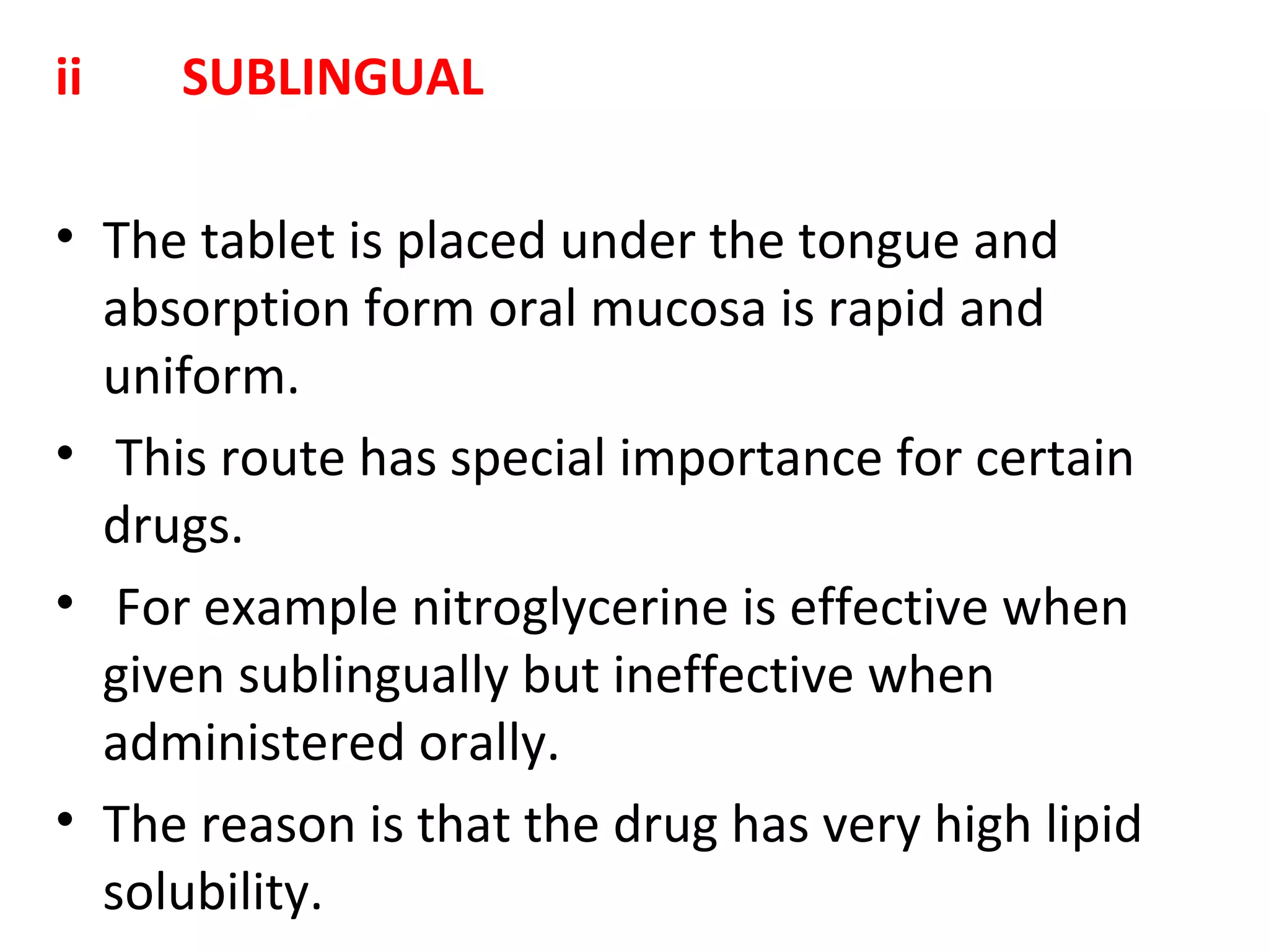Routes of Drug administration - Pharmacology | PPT
