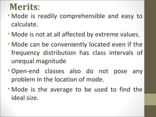 Measures of Central Tendency - Biostatstics | PPT