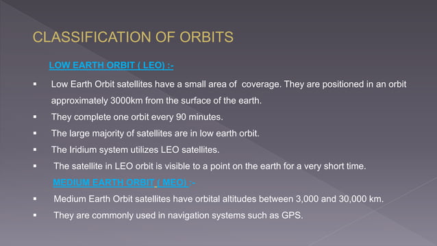 PPT ON IRIDIUM SATELLITE (ECE) | PPTX | Computer Networking | Computing