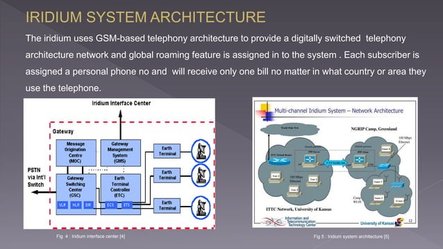 PPT ON IRIDIUM SATELLITE (ECE) | PPTX | Computer Networking | Computing