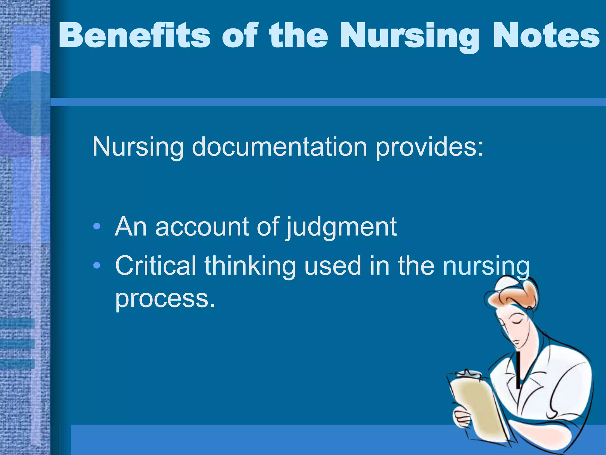 DOCUMENTATION OF NURSING PROCESS | PPT