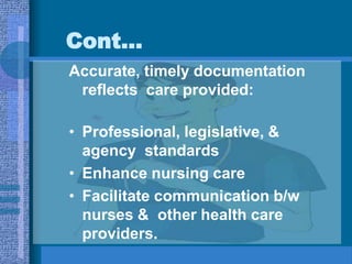 DOCUMENTATION OF NURSING PROCESS | PPT